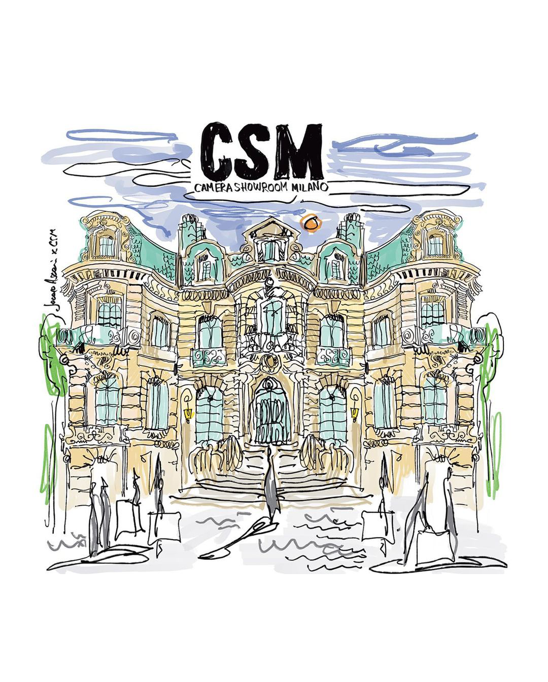 Csm in Paris doubles on the Champs-Elysées | Panorama Moda